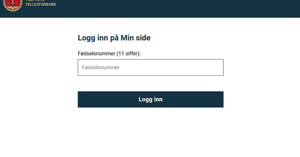 Ny innlogging til Min side med BankID | Politiets Fellesforbund
