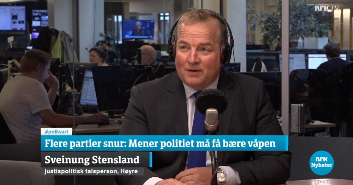 Flere partier kan snu om generell bevæpning | Politiets Fellesforbund